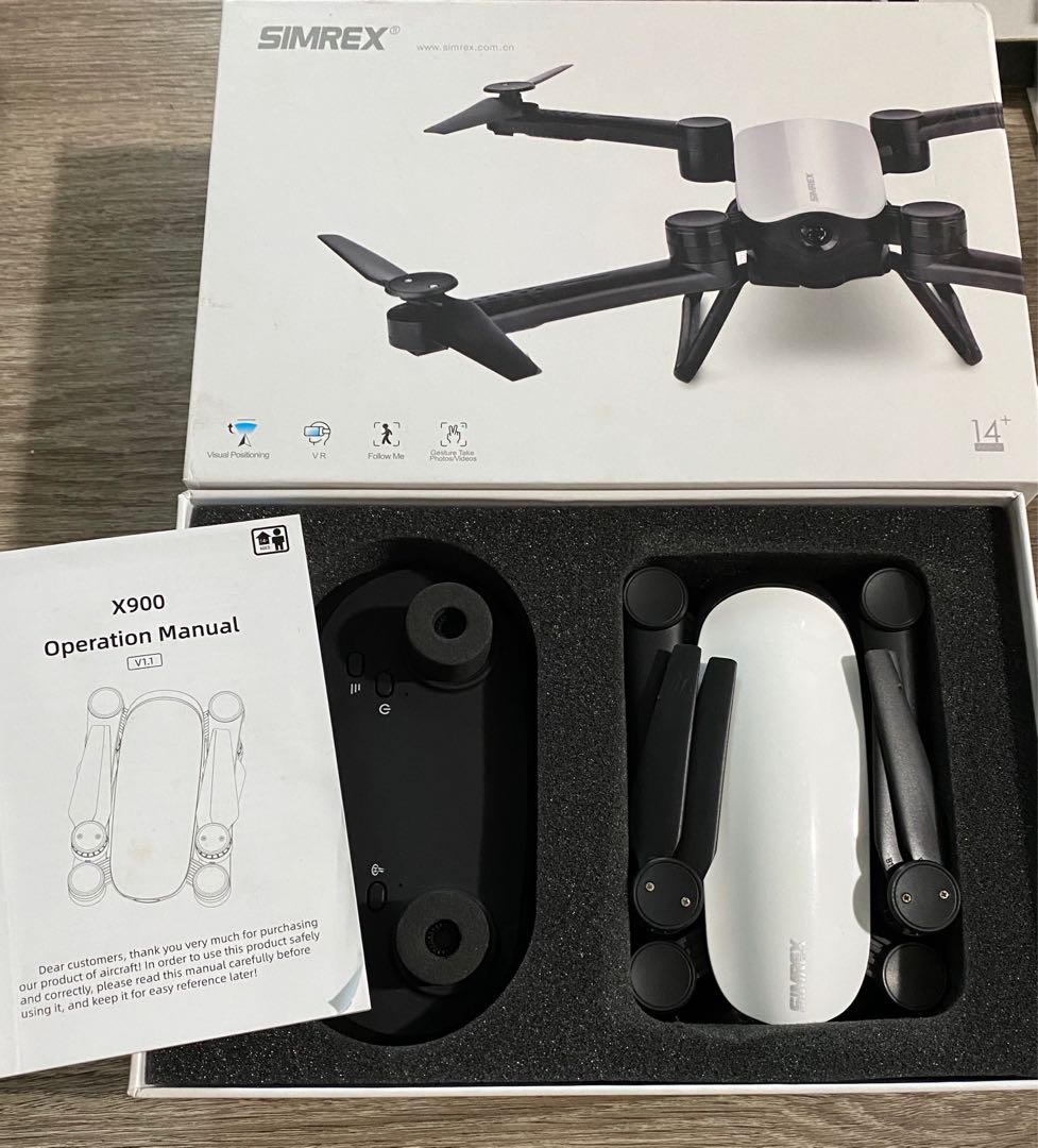 Simrex X900 drone, Photography, Drones on Carousell
