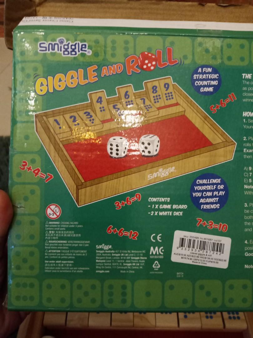 SMIGGLE Giggle and Roll Game, Hobbies & Toys, Toys & Games on Carousell