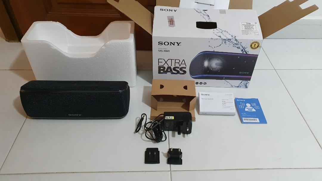 Sony XB41 EXTRA BASS Portable BLUETOOTH Speaker, Audio, Soundbars ...