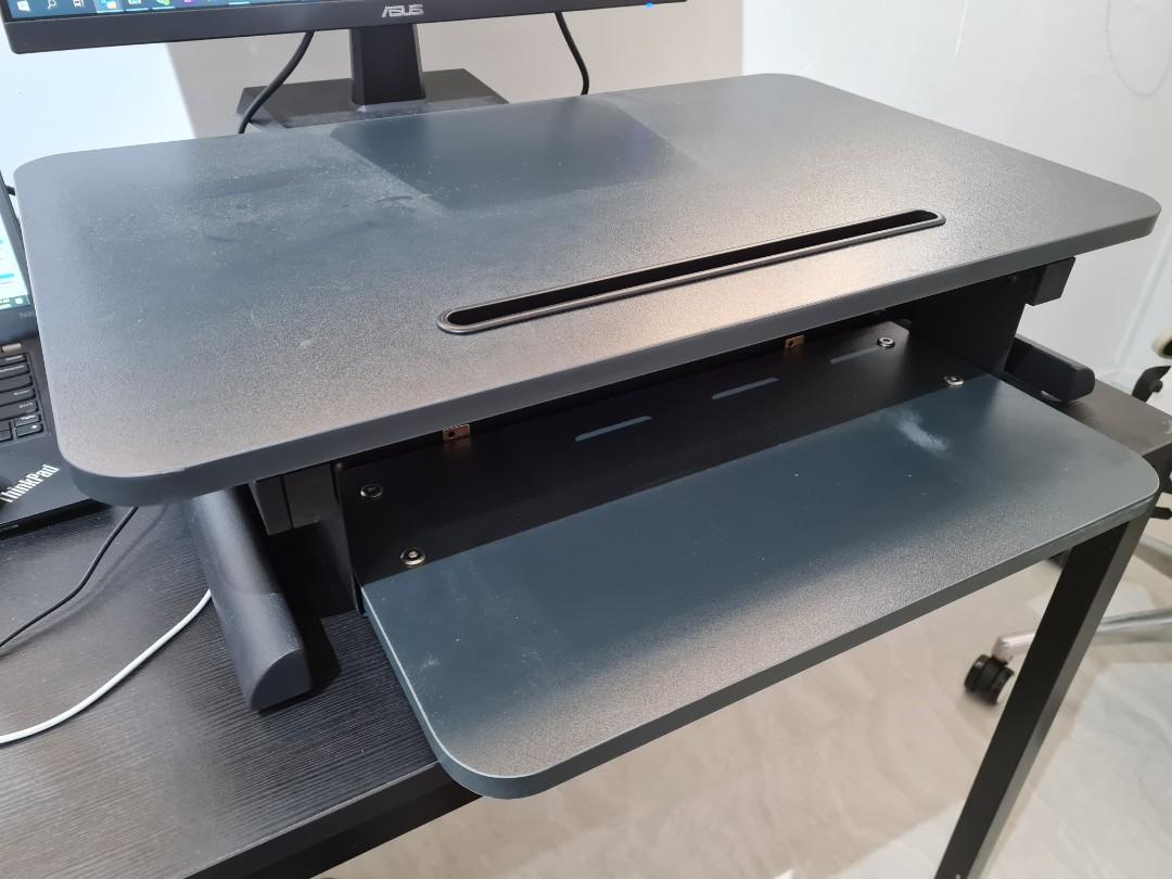 Stand-up elevator office desk, Furniture & Home Living, Furniture ...