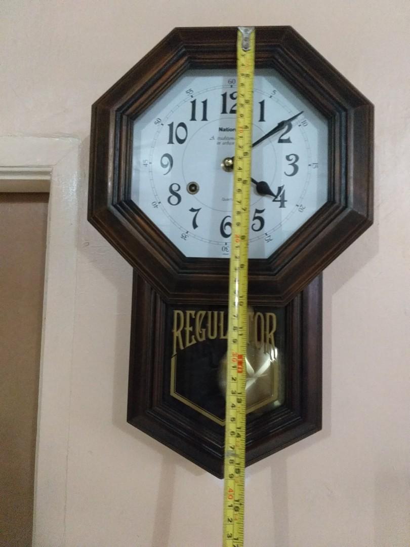 Vintage National wall clock, Hobbies & Toys, Memorabilia & Collectibles ...