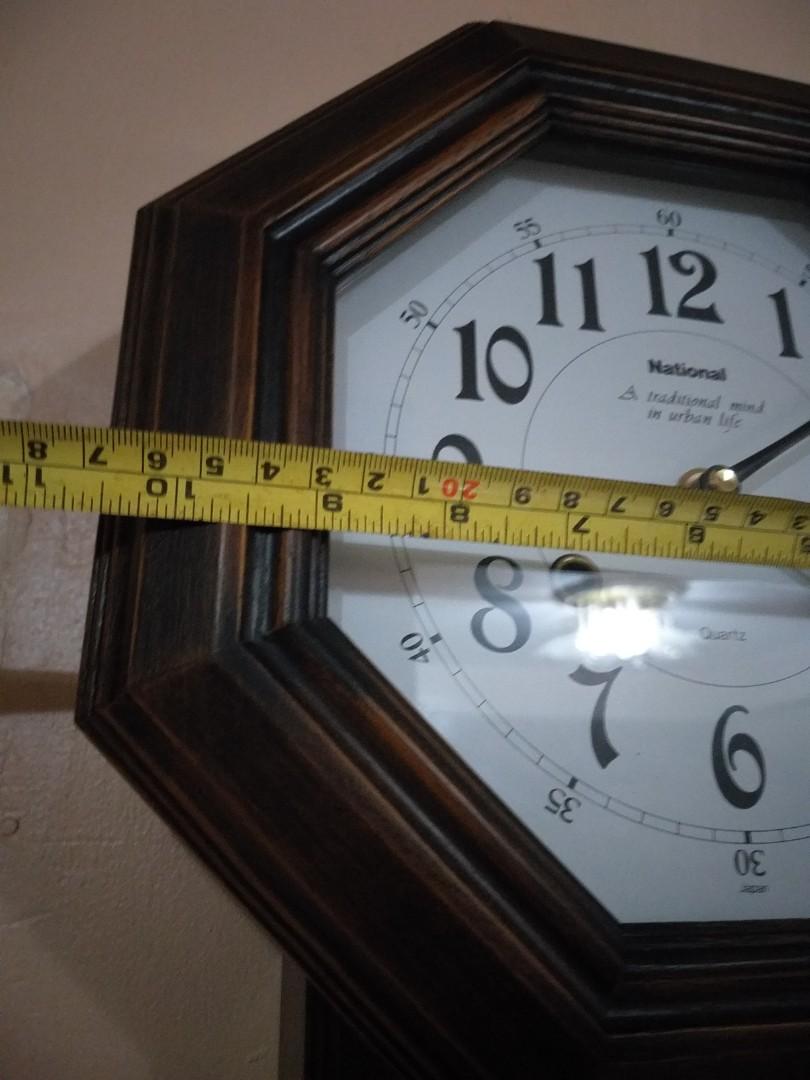 Vintage National wall clock, Hobbies & Toys, Memorabilia & Collectibles ...