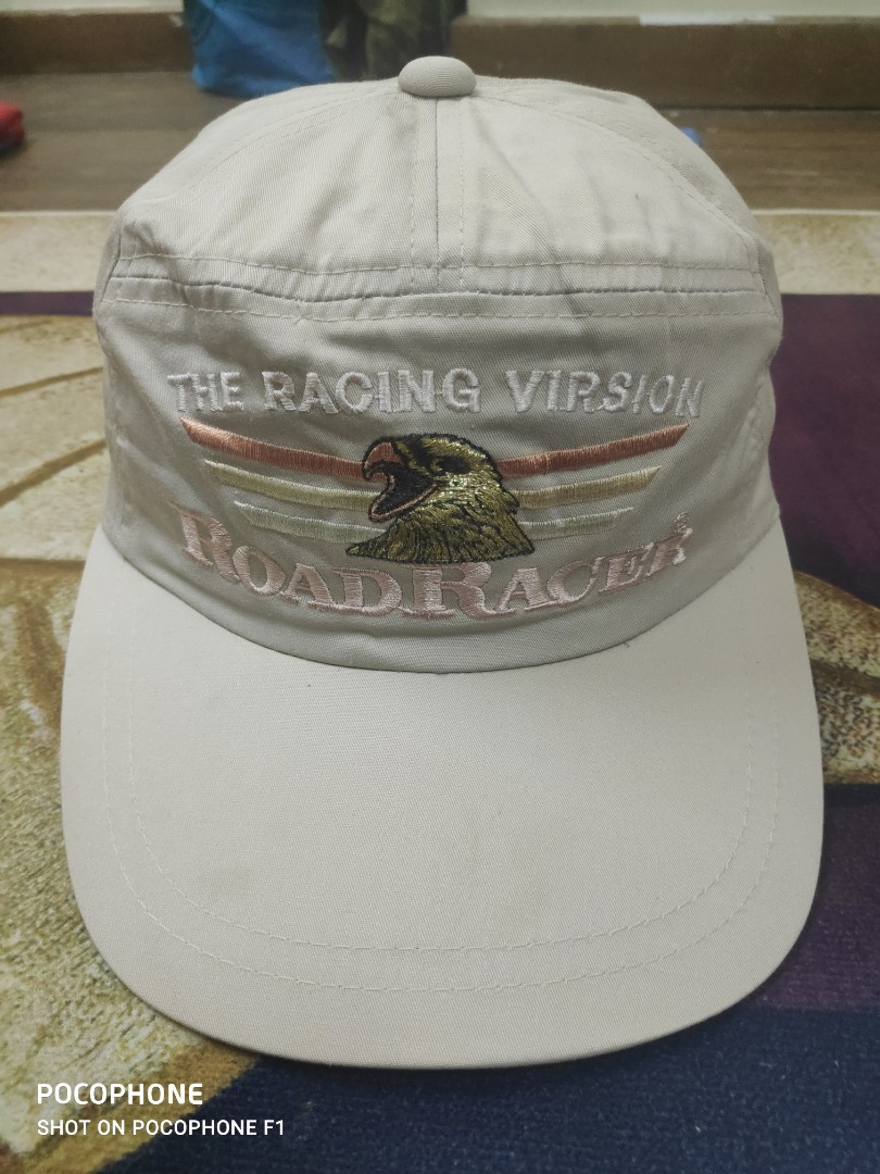 Vintage roadracer permotoran, Men's Fashion, Watches & Accessories, Cap & Hats on Carousell