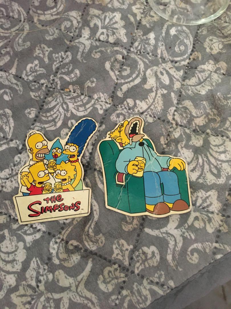 Vintage The Simpson Fridge Magnet, Hobbies & Toys, Collectibles ...
