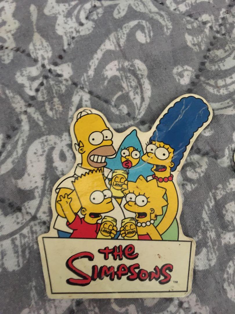 Vintage The Simpson Fridge Magnet, Hobbies & Toys, Collectibles ...