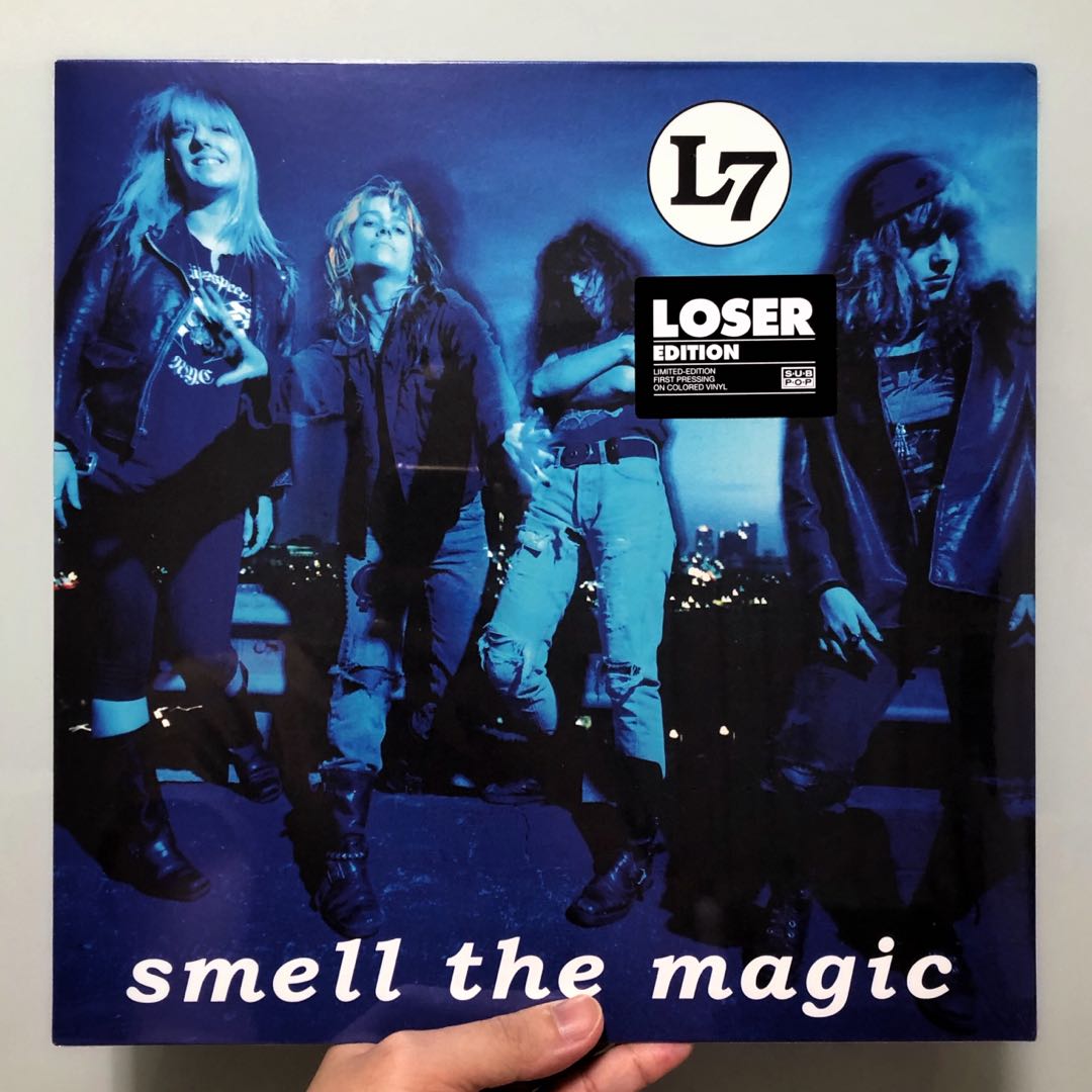 VINYL : L7 - Smell The Magic (Coloured Vinyl), Hobbies & Toys, Music ...