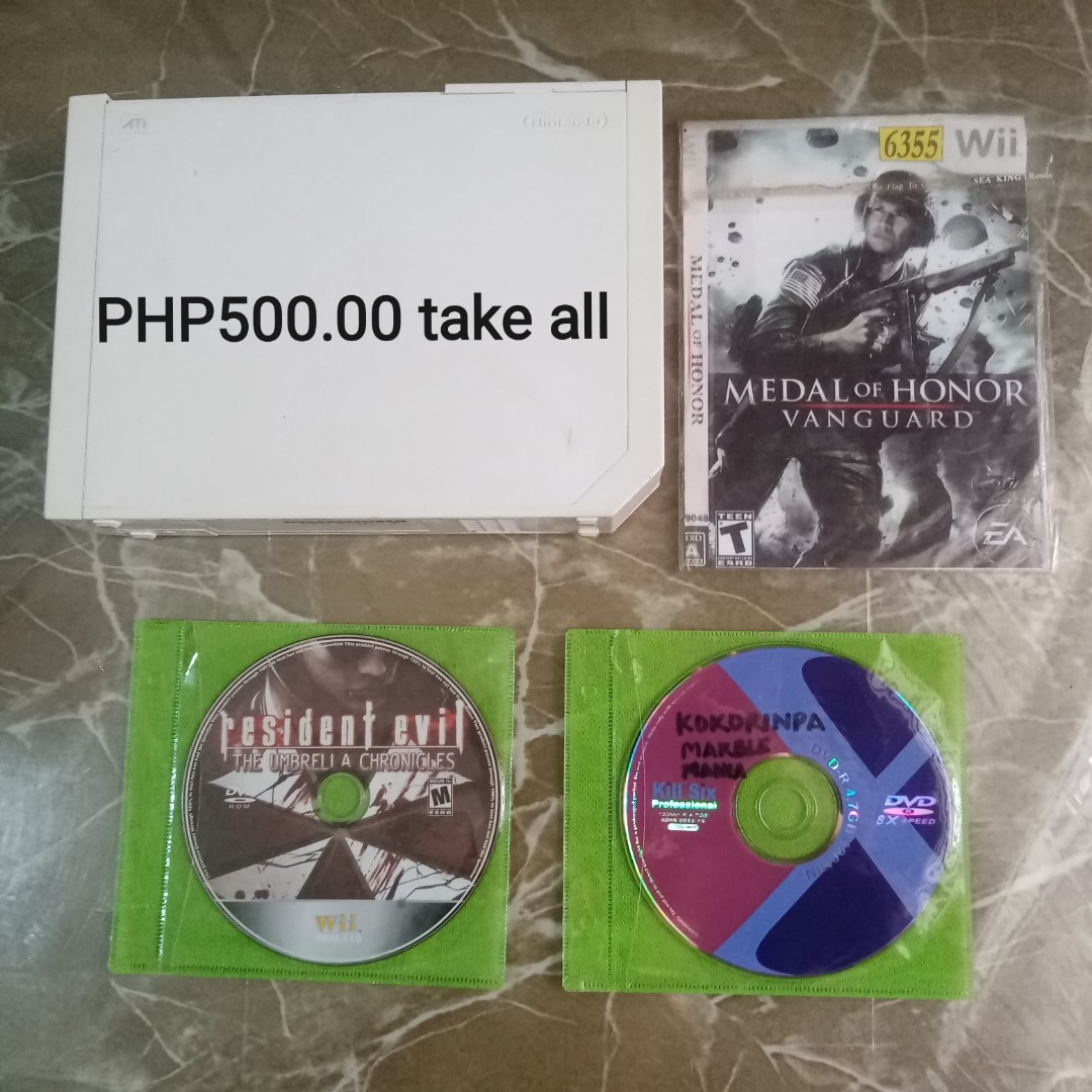 Wii Unit (USA) w/ 3 Wii burn CDs, Video Gaming, Video Games, Nintendo ...