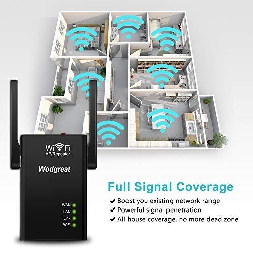 Wodgreat WiFi Booster Wifi Range Extender 300Mbps Wifi Repeater ...