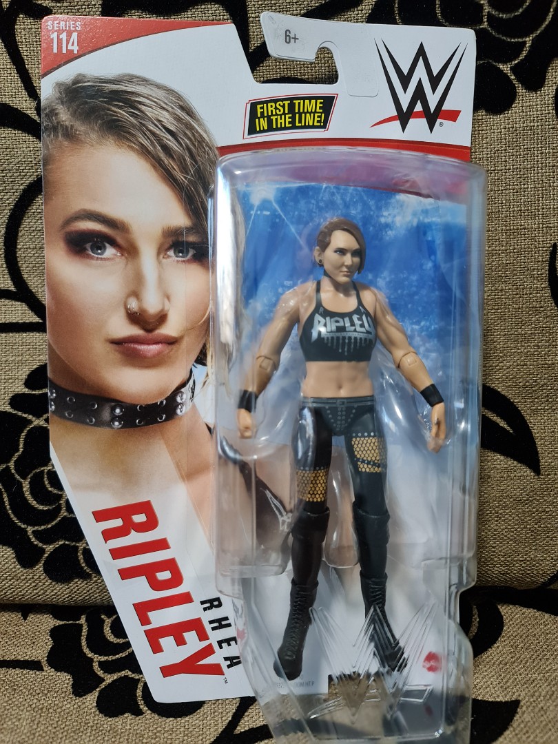 WWE Basic Series 114: Rhea Ripley, Hobbies & Toys, Toys & Games on ...