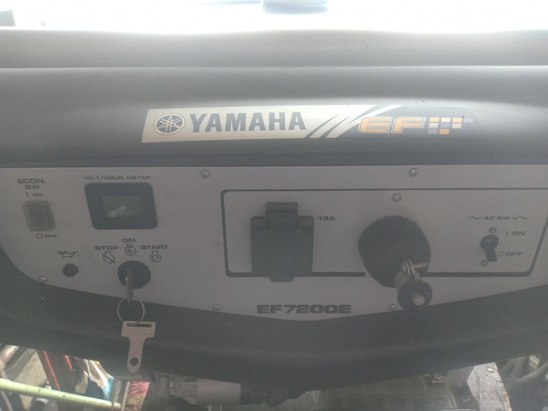 Yamaha EF7200 Generator (5000W), Services, Others on Carousell