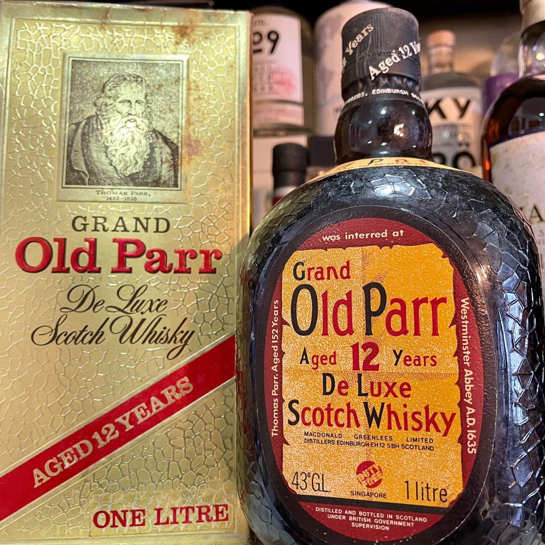 1L Old Parr 12 Scotch Whisky 1000ml, Food & Drinks, Alcoholic Beverages ...