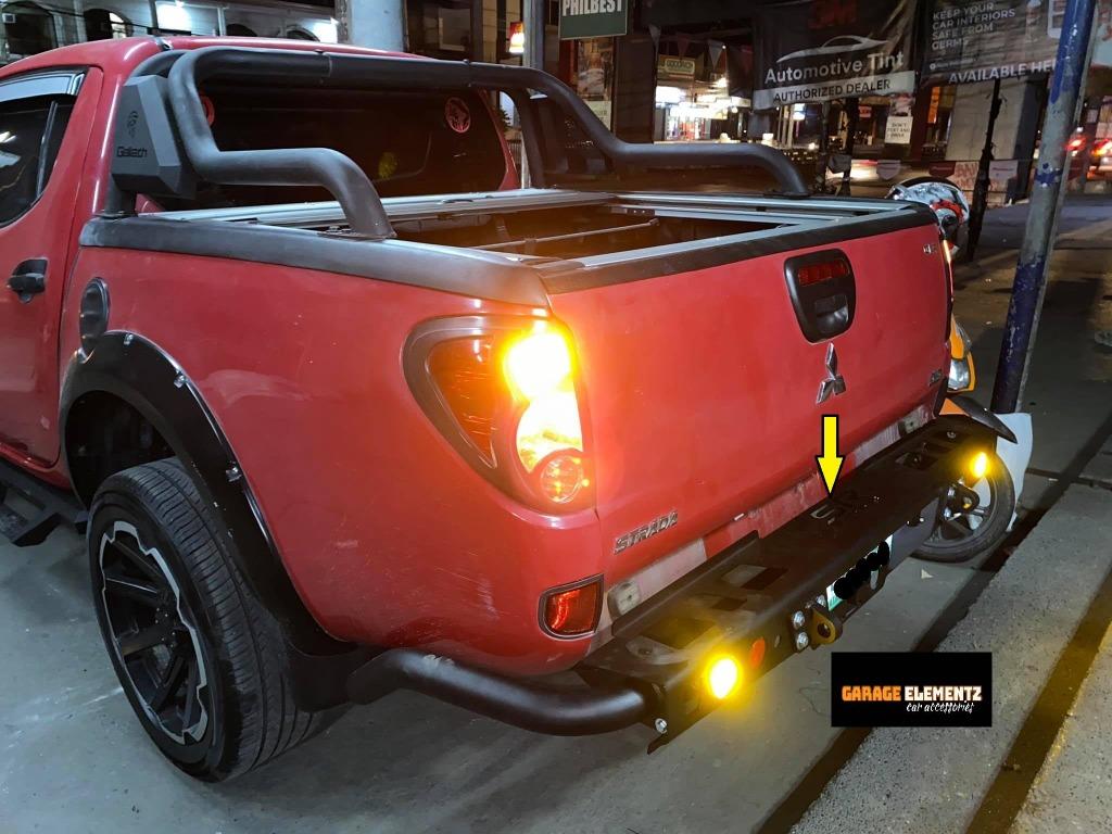 2008 to 2014 Mitsubishi Strada Triton Cyclone Series Rear Steel bumper ...
