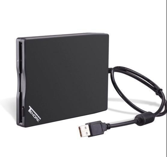 9476) USB Floppy Drive, Clpotziz 3.5" USB 2.0 Floppy Disk Drive ...