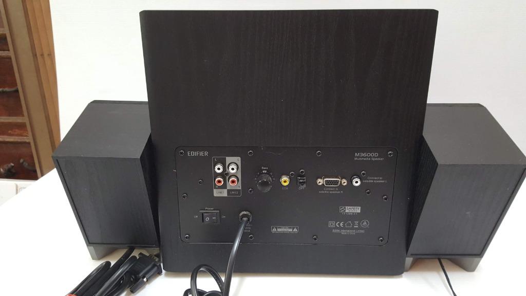 故障 插電沒反應 Edifier 漫步者 M3600D 2.1聲道喇叭 音響, 耳機及錄音音訊設備, Soundbar、揚聲器、藍牙喇叭、耳擴 ...