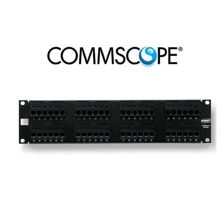 AMP PATCH PANEL CAT5E (48 PORTS), Computers & Tech, Parts & Accessories ...