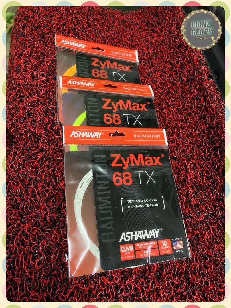 Ashaway Zymax 62 64 66 68 TX Fire Fire Power tali ashaway, Sports ...