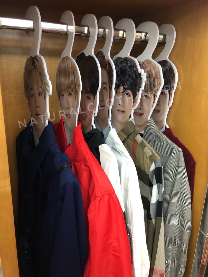 BTS Hanger Kpop Bangtan Korean Clothing Hanger Jungkook V Jimin Suga RM ...