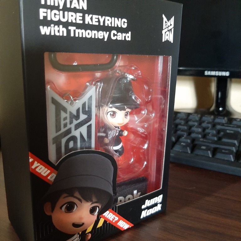 [SOLD] Available for Pre-order - BTS JUNGKOOK - TINYTAN FIGURE KEYRING WITH T-MONEY CARD [ON ...