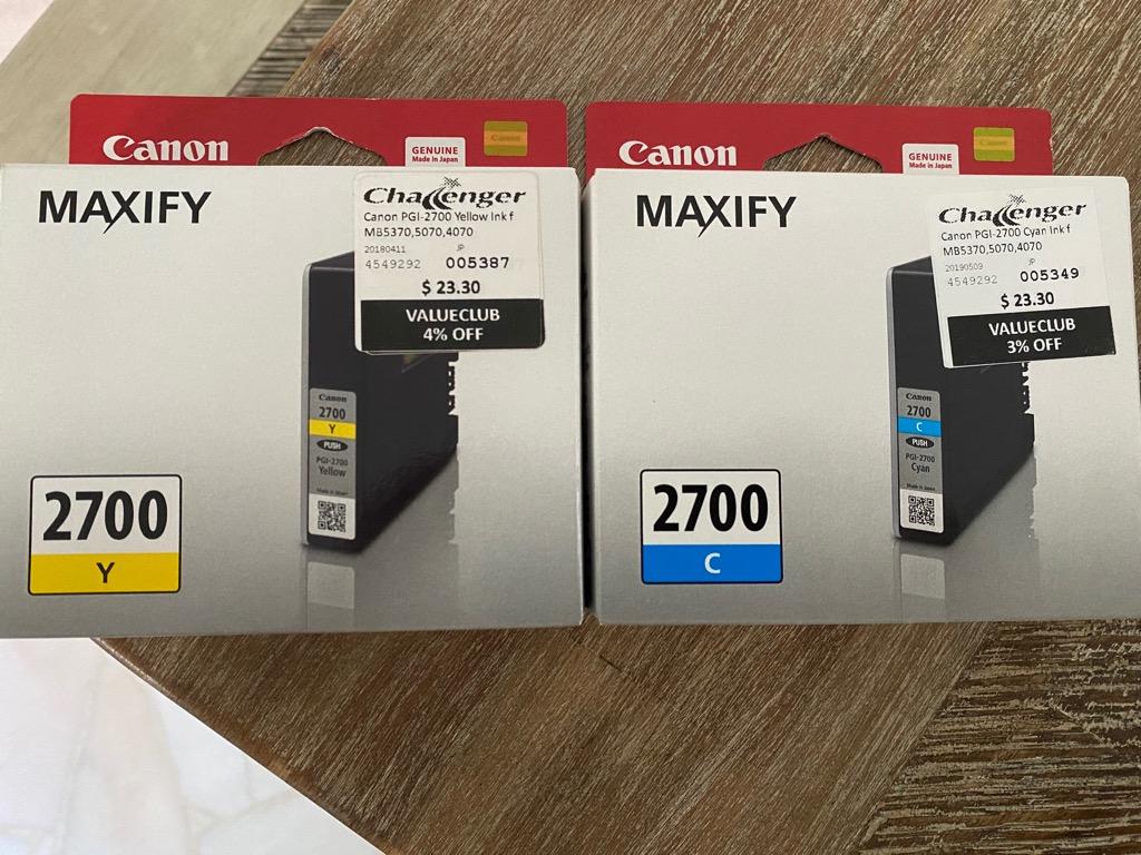 Cannon Ink MB 5370, 5070, 4070 Brand New, Computers & Tech, Printers ...