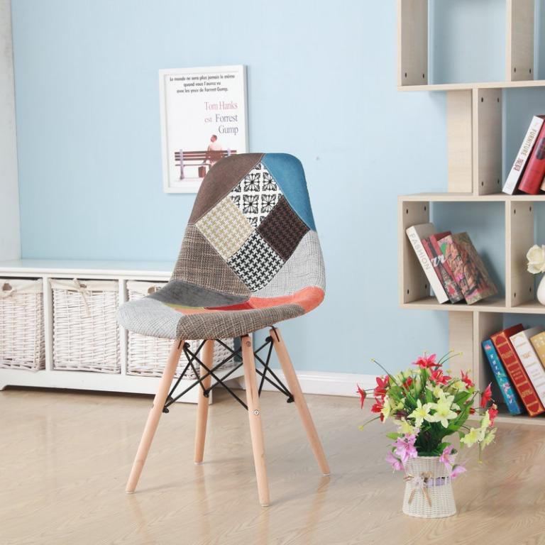 Cloth Chair/Dining Chair/Study Chair/Delivery with 3Days, Furniture ...