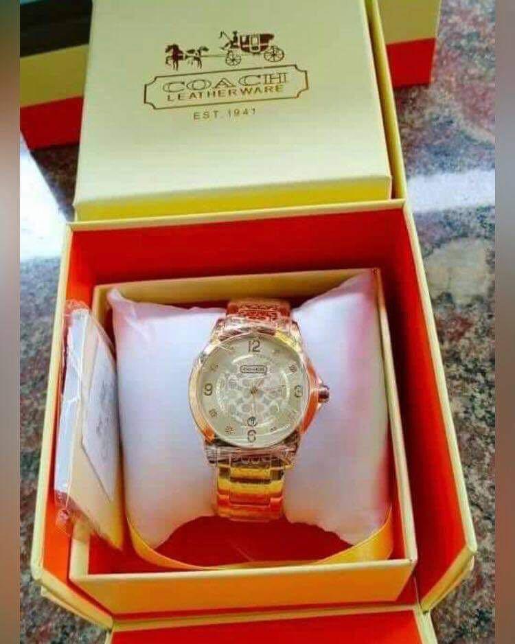 Coach couple watch, Luxury, Watches on Carousell