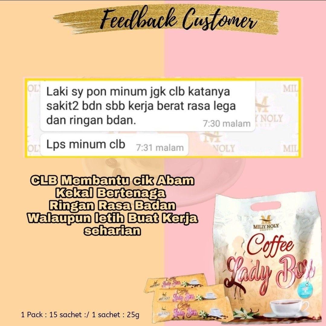 Coffee Lady Boss (Ready Stock), Food & Drinks, Packaged & Instant Food ...