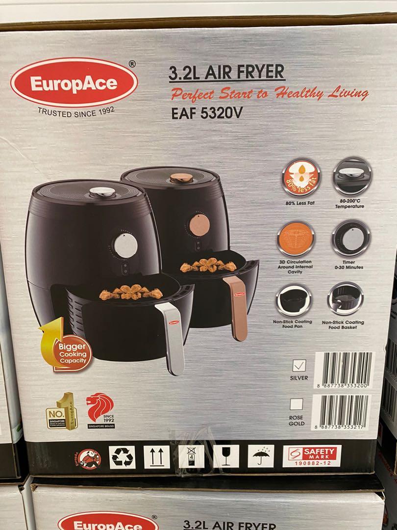 Europace Air Fryer 3.2l, TV & Home Appliances, Kitchen Appliances ...