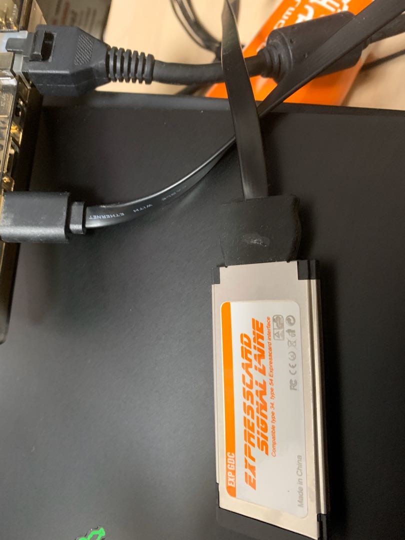 Exp gdc + gtx 1050ti + power supply, 電腦＆科技, 手提電腦 - Carousell