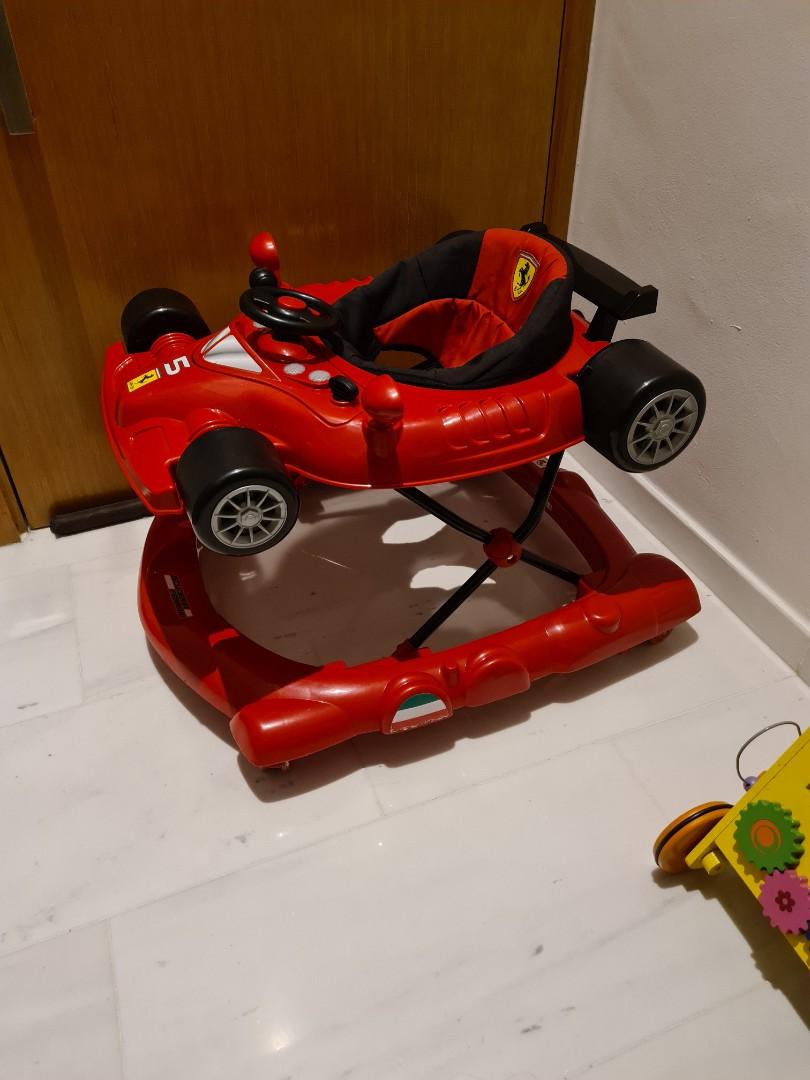 Ferrari baby walker, Babies & Kids, Infant Playtime on Carousell