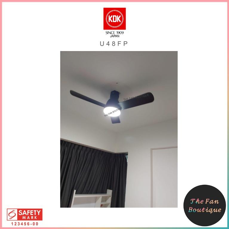 Free Standard Installation - KDK U48FP 48" (120cm) Remote Controlled DC ...