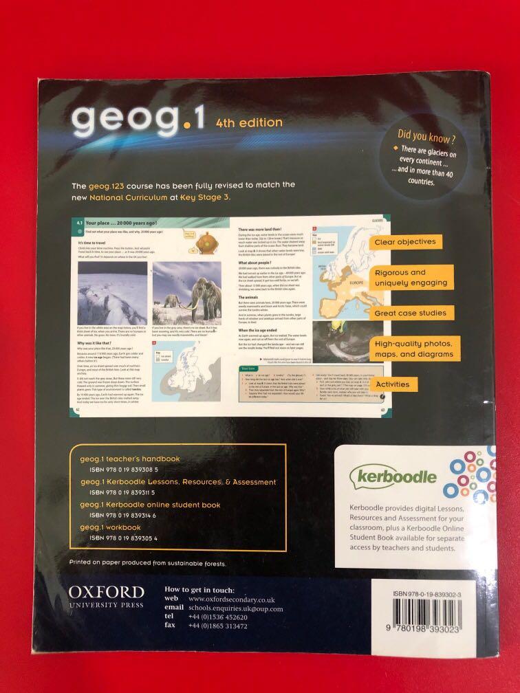 Geog 1 4th edition, Hobbies & Toys, Books & Magazines, Children's Books on Carousell
