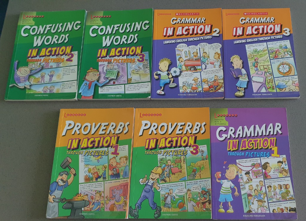Grammar / Confusing words / Proverbs in action, Books & Stationery ...