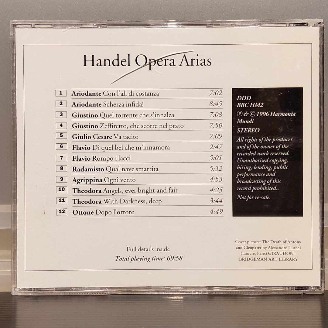 Handel Opera Arias BBC Classical Music CD Audiophile, Music & Media ...