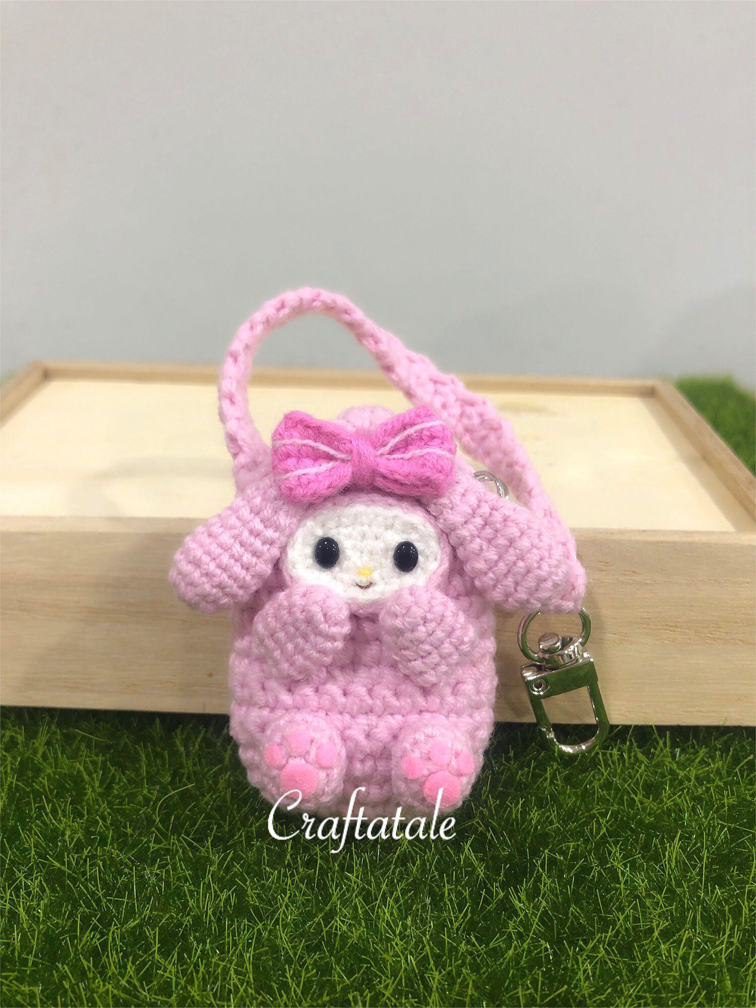 Handmade Crochet Pikachu Eevee Pokemon Minion Hello Kitty My Melody ...