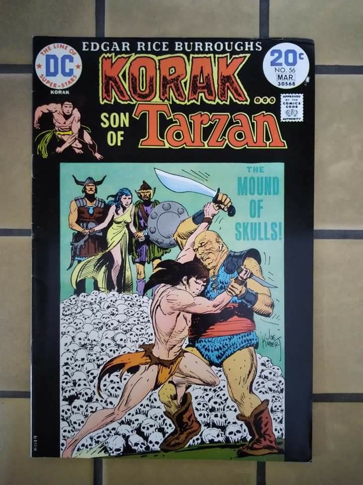 Korak, Son Of Tarzan #56 ( Joe Kubert ! - Cover Art ) DC Bronze Age ...