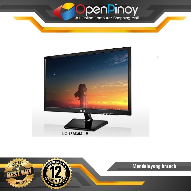 Lg 16M35A- B 15.6-inch Wide LED Monitor/1 Year Warranty, Computers ...