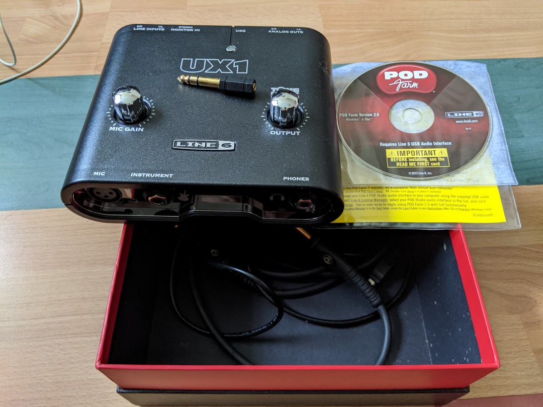 Line 6 UX1, Hobbies & Toys, Music & Media, Music Accessories on Carousell