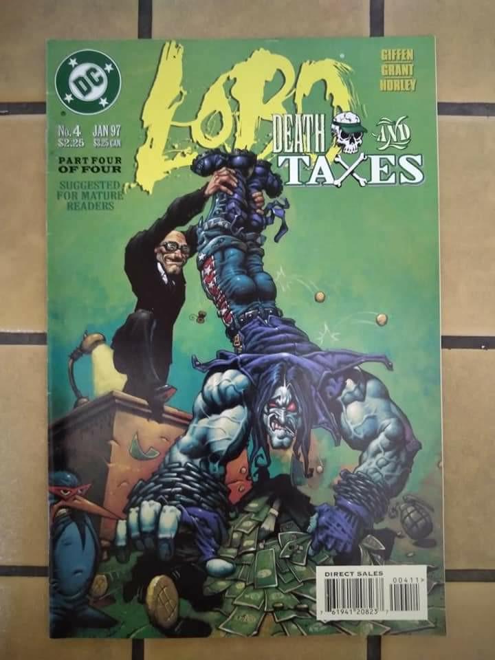 Lobo: Death And Taxes #4 ( Paulo Parente - Painted Cover Art ) DC Comic ...