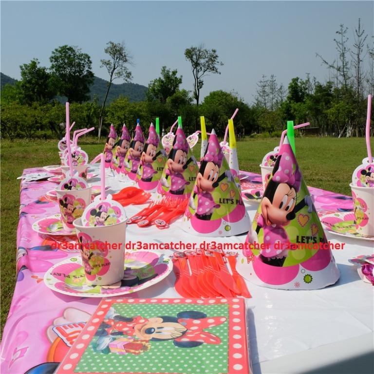 Sofia / Ariel / Masha / Mickey / Minnie Mouse party supplies (plates ...