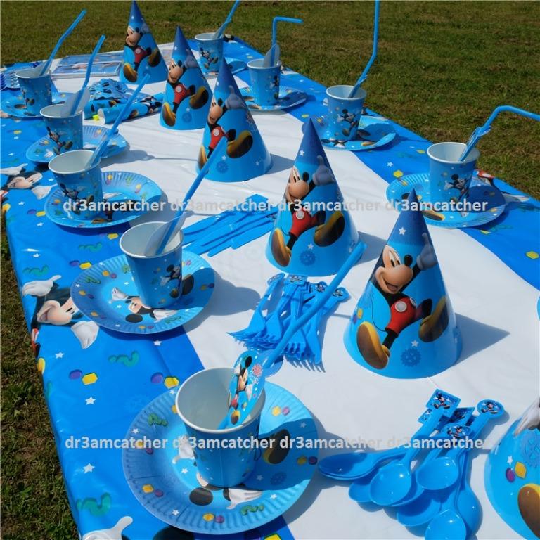 Sofia / Ariel / Masha / Mickey / Minnie Mouse party supplies (plates ...