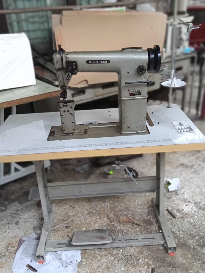 Multitech 820 Double needle Postype Taiwan made sewing machine ...