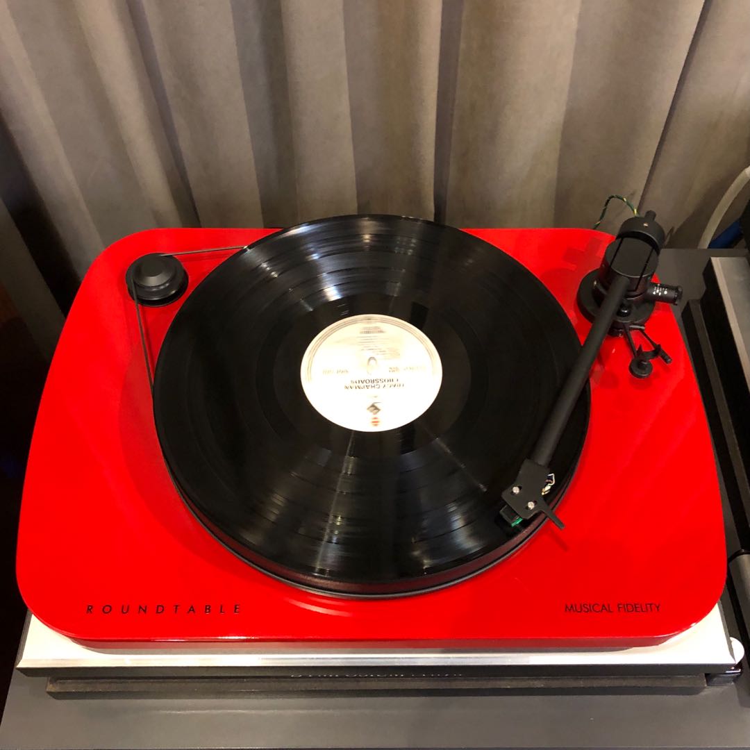 Musical Fidelity Red Roundtable Turntable, Electronics, Audio on Carousell