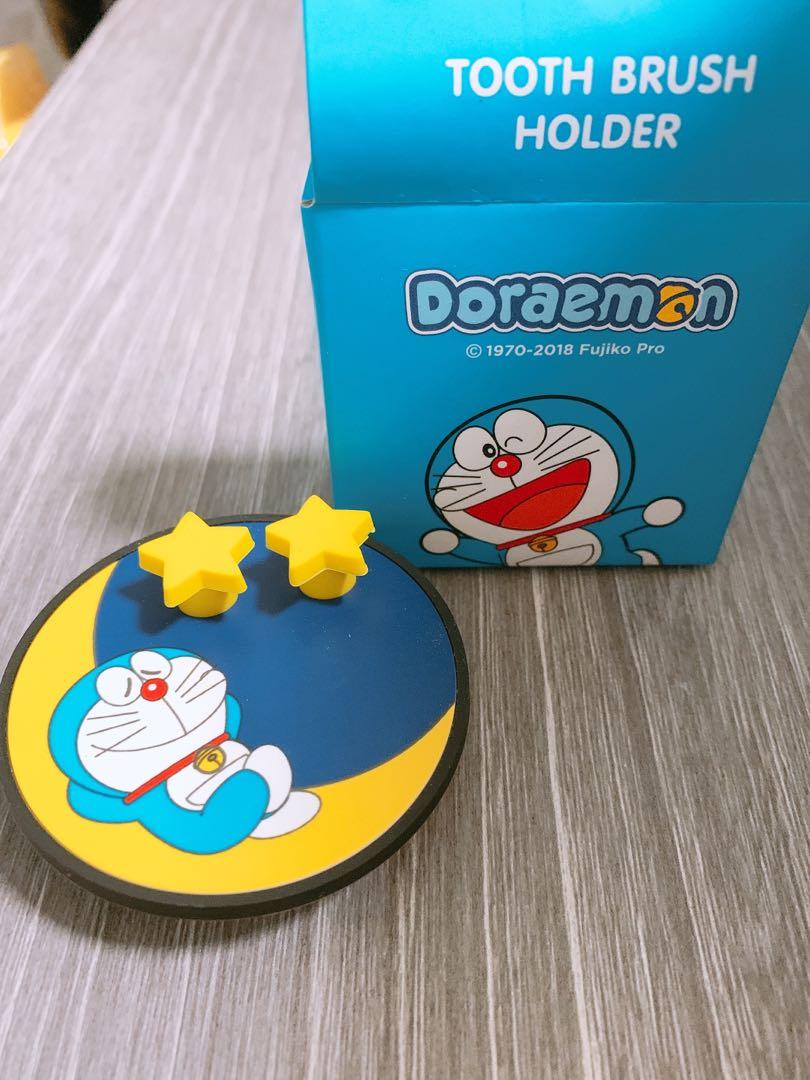 [NEW]全新 Doraemon #多啦A夢 tooth brush holder #fujiko pro, 傢俬＆家居, 浴室、廚房用品配件 ...