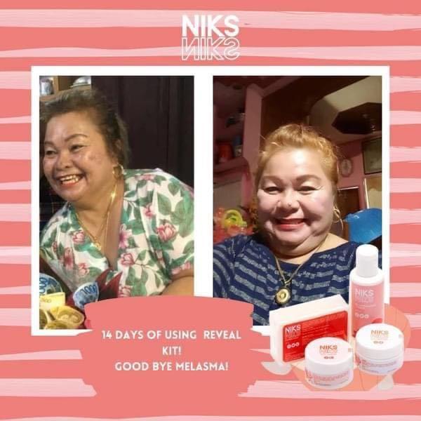 Niks Skin Reveal Set/Nurture Kit/ Lip and Cheek Serum , Beauty ...