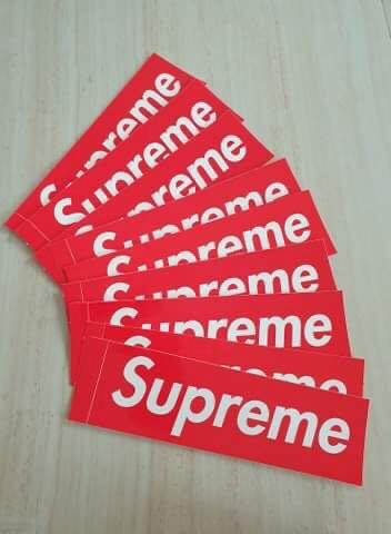 Official Supreme BOGO sticker decal stickers, Men's Fashion, Watches ...