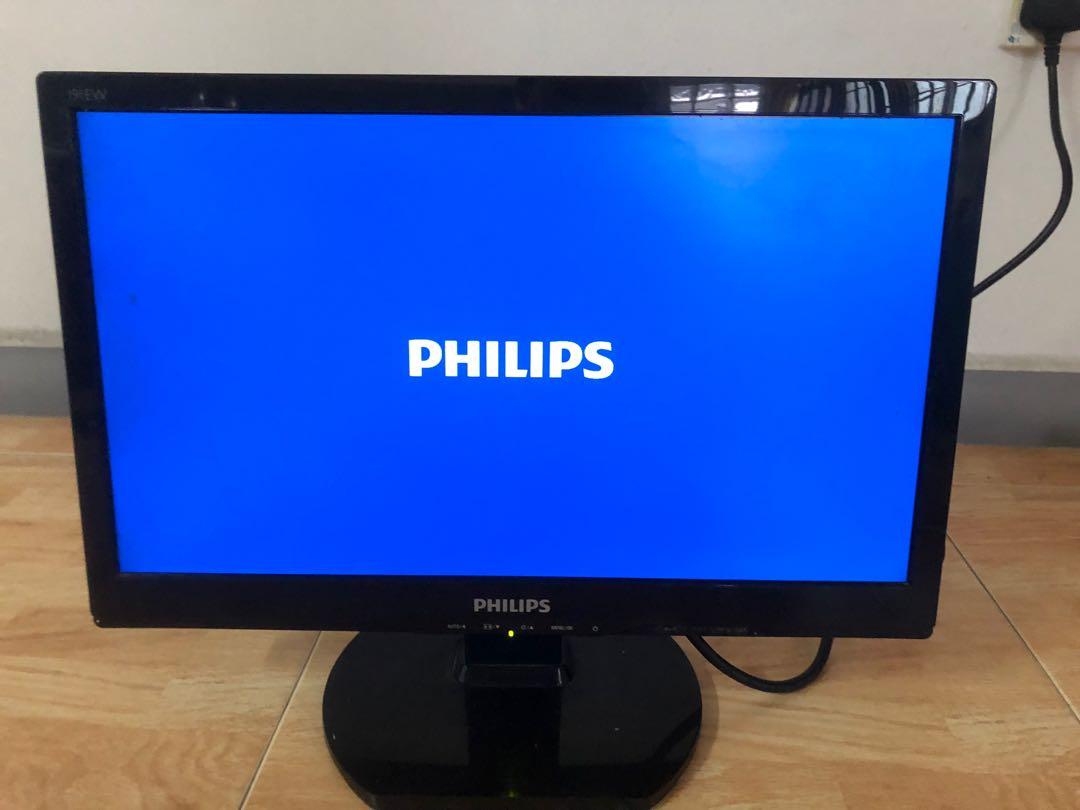 Philips Monitor with VGA cable, Computers & Tech, Parts & Accessories ...
