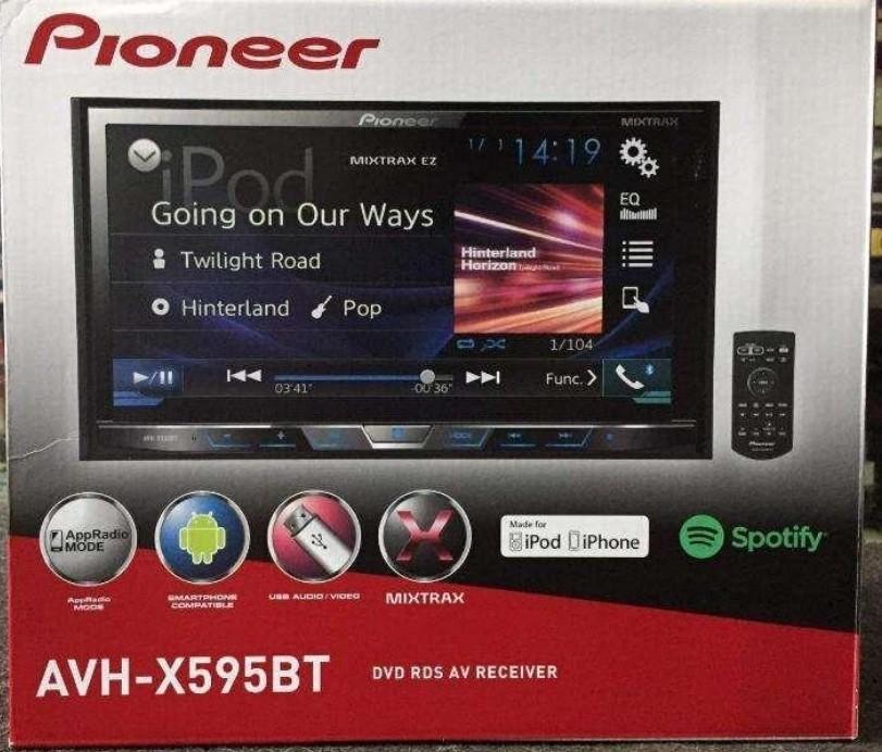 Pioneer Touchscreen Head Unit AVH X595BT Bluetooth, Car Parts ...