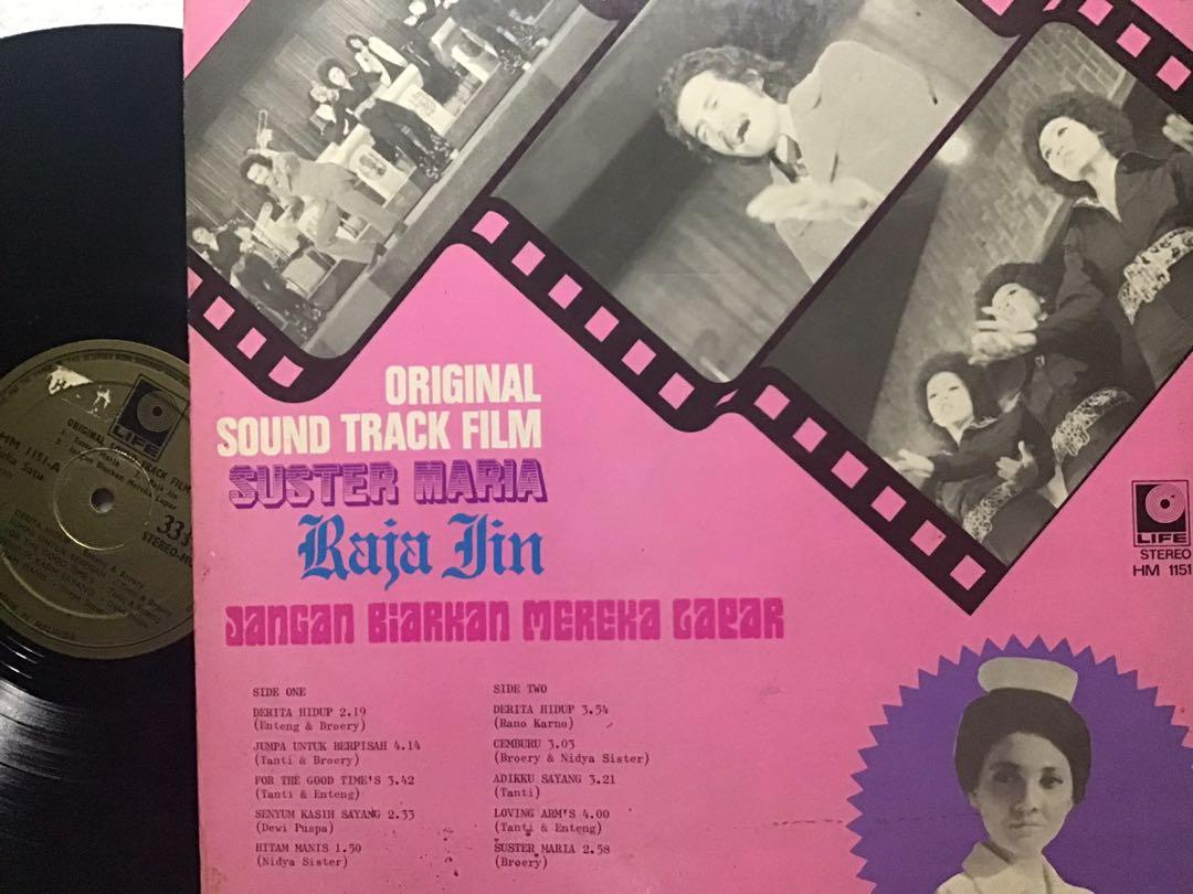 LP Raja Jin OST Broery VINYL RECORD Anubis Piring Hitam Melayu Malay ...