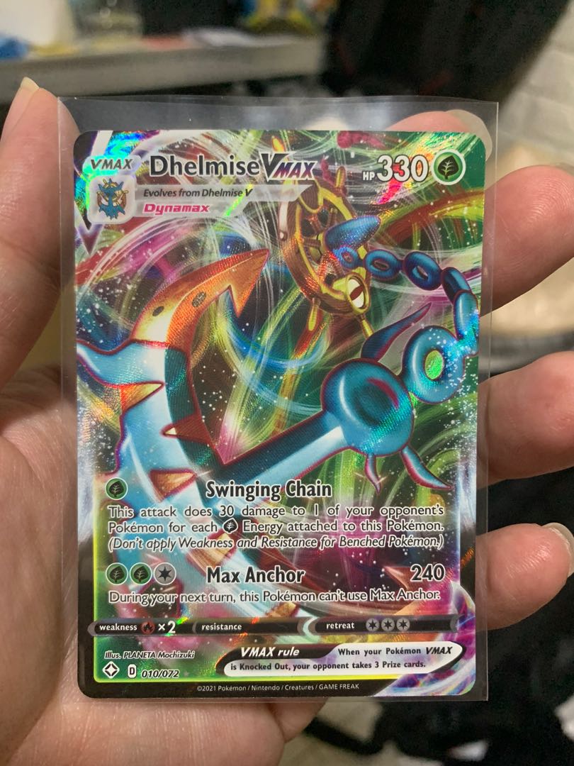 Pokemon Dhelmise Vmax, Hobbies & Toys, Toys & Games on Carousell