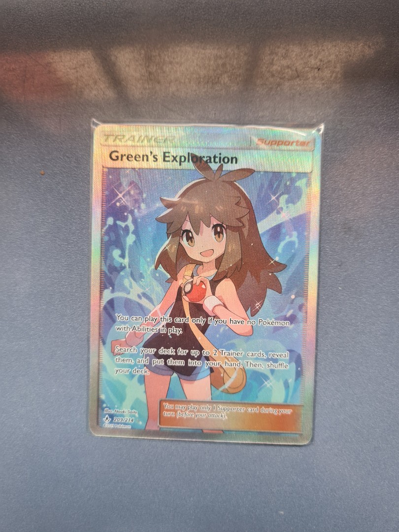 Pokemon TCG Green's Exploration Full Art, Hobbies & Toys, Toys & Games ...